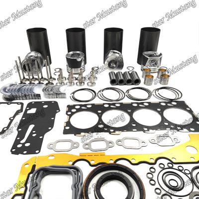 Cina S4D104-1 F4GE Overhaul Rebuild Kit Cylinder Liner Piston With Pin Kit Valve Seat Valve Guide Gasket Kit For Komatsu in vendita