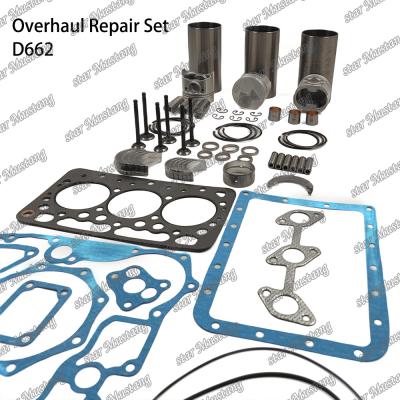 Cina D662 Overhaul Repair Kit Cylinder Liner Piston Kit Gasket Kit Valve Seat Guide Main Bearing Con Rod Bearing For Kubota in vendita