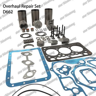 Cina D662 Overhaul Repair Kit Cylinder Liner Piston Kit Gasket Kit Valve Seat Guide Main Bearing Con Rod Bearing For Kubota in vendita