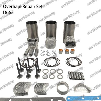 Cina D662 Overhaul Repair Kit Cylinder Liner Piston Kit Gasket Kit Valve Seat Guide Main Bearing Con Rod Bearing For Kubota in vendita