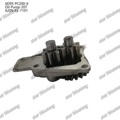 Cina Oil Pump 6D95 PC200-6 20T 6209-51-1101 in vendita