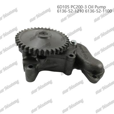 Cina Oil pump 6D105 PC200-3 6136-52-1210 6136-52-1100 in vendita