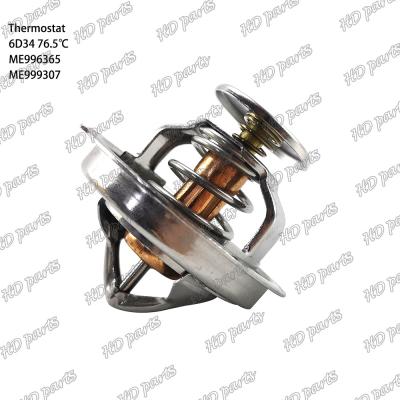 Китай Thermostat 6D34 76.5℃ ME996365 ME999307 Engine Part продается