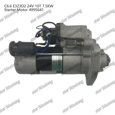 Китай Engine Starter Motor C6.6 E323D2 24V 10T 7.5KW 4995641 For Caterpillar Engine Spare Parts продается