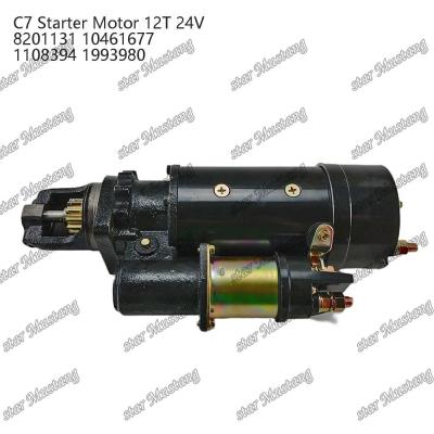 Китай Engine Starter Motor C7 12T 24V 8201131 10461677 1108394 1993980 For Caterpillar Engine Spare Parts продается