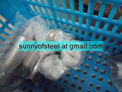 China duplex A182 F55/UNS S32760/1.4501 coupling plug bushing swage nipple insert union for sale