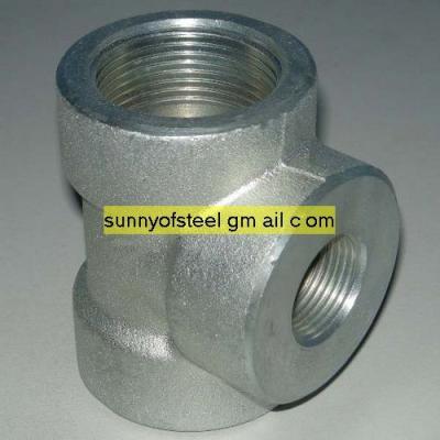 China A182 F60/UNS S32205/ F61/UNS S32550 socket welding SW threaded pipe fittings fitting for sale