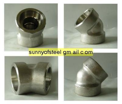China Alloy 6XN/UNS N08367 1.4529 forged socket threaded elbow tee cap cross coupling for sale