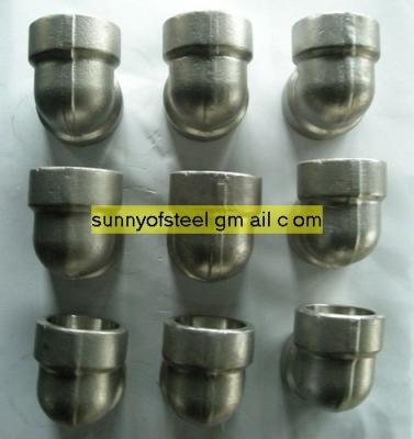 China Alloy 400/Monel 400 forged socket threaded elbow tee cap cross coupling for sale
