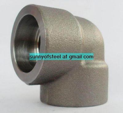 China Alloy C-276/Hastelloy C-276 forged socket threaded elbow tee cap cross coupling for sale