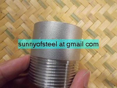 China Alloy C4/Hastelloy C4 forged socket threaded plug nipple boss union insert for sale