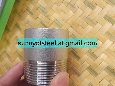 China UNS N06022/2.4602 forged socket threaded plug nipple boss union insert for sale