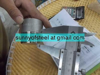 China A182 F60/UNS S32205/ F61/UNS S32550 forged socket threaded plug nipple boss union insert for sale