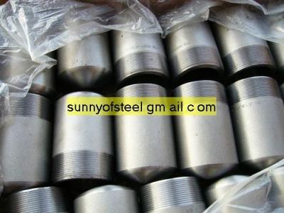 China ASTM A182 F58 UNS S31266 forged socket threaded plug nipple boss union insert for sale