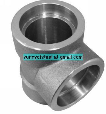 China ASME SA-182 ASTM A182 F347 soket weld tee for sale