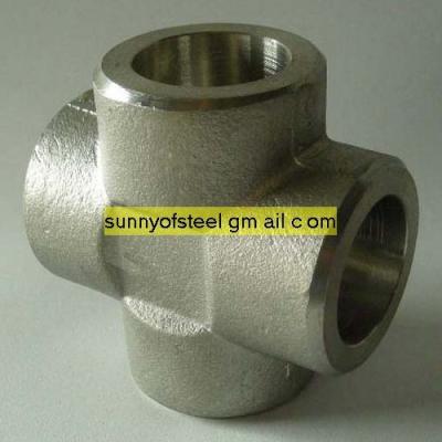 China ASME SA-182 ASTM A182 F316 soket weld cross for sale