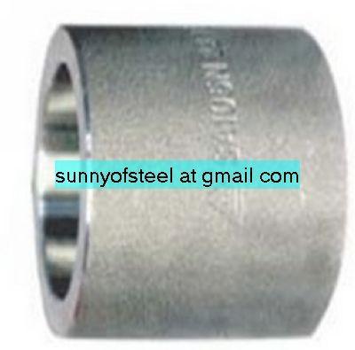 China stainless ASTM A182 F348 soket weld coupling for sale