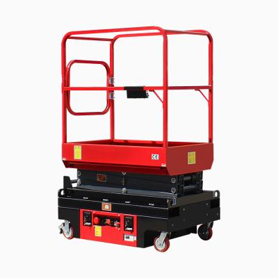 China 529 Lbs Mobile Personnel All Terrain Scissor Lift Aerial Work Platform High Performance for sale