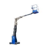 Quality Gravel Terrain Electric Tracked Vertical Mast Lift Self Propelled 7m-10m Custom for sale