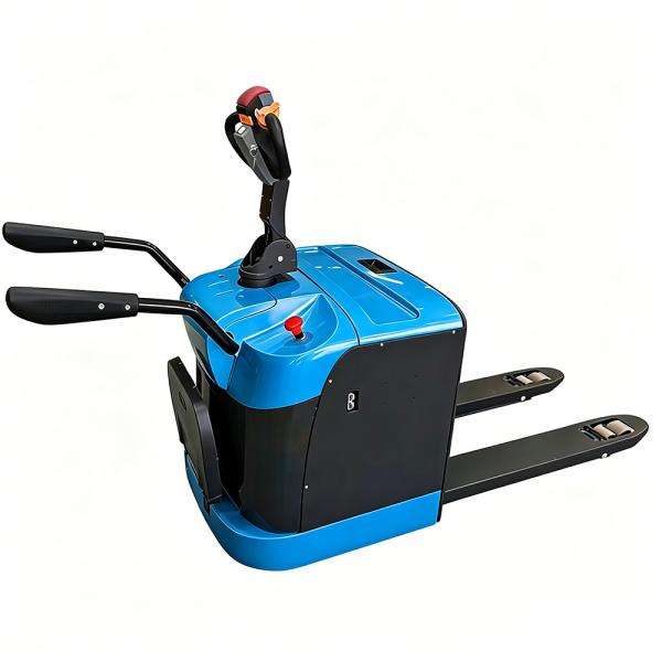 Quality Battery Powered Walkie Straddle Pallet Stacker Truck Heavy Duty Horizontal for sale