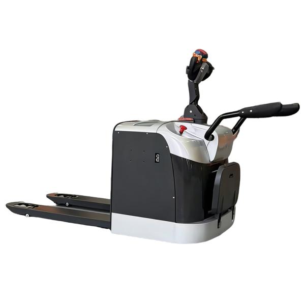 Quality Battery Powered Walkie Straddle Pallet Stacker Truck Heavy Duty Horizontal for sale