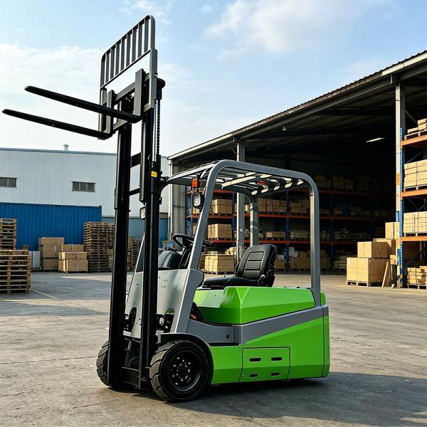Quality 3 Wheel Counterbalance Forklift Machine Compact Sit Down Electric Industrial for sale