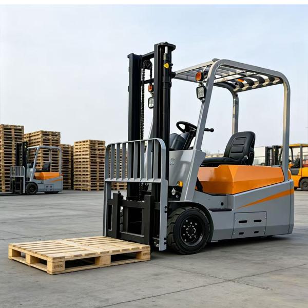 Quality 3 Wheel Counterbalance Forklift Machine Compact Sit Down Electric Industrial for sale