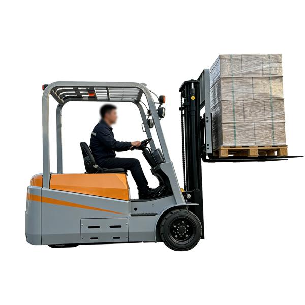 Quality 3 Wheel Counterbalance Forklift Machine Compact Sit Down Electric Industrial for sale