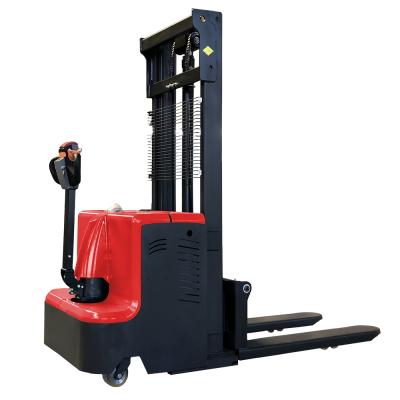 China 1.5T Full Electric Straddle Stacker Walkie Pallet Jack Forklift 3m 3.5m for sale