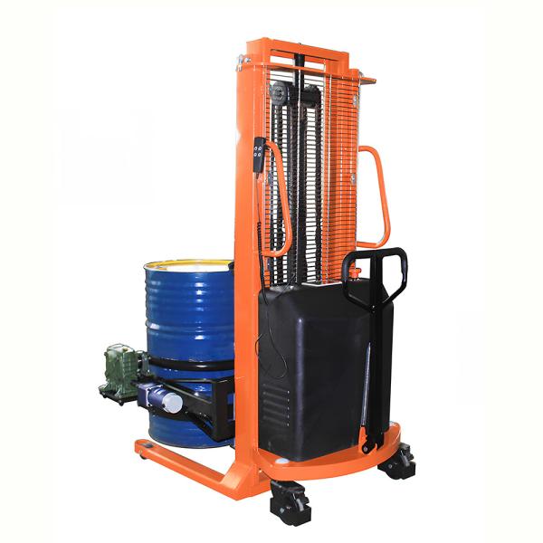 Quality 2.5m Semi Electric Manual Hydraulic Drum Lifter Rotator Stacker OEM for sale