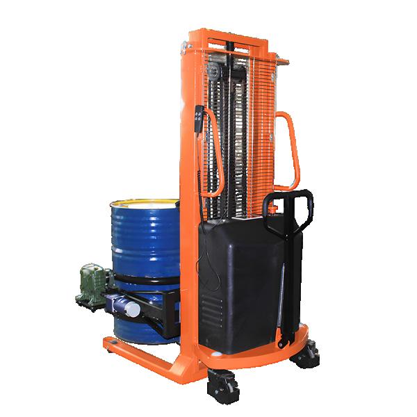 Quality 2.5m Semi Electric Manual Hydraulic Drum Lifter Rotator Stacker OEM for sale