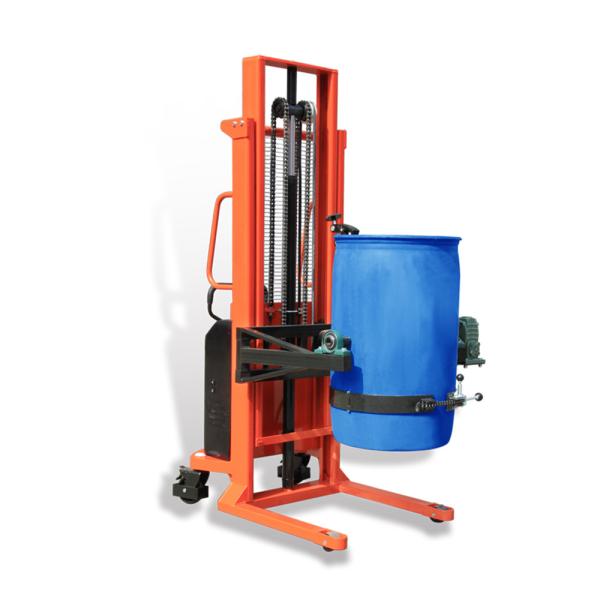 Quality 2.5m Semi Electric Manual Hydraulic Drum Lifter Rotator Stacker OEM for sale