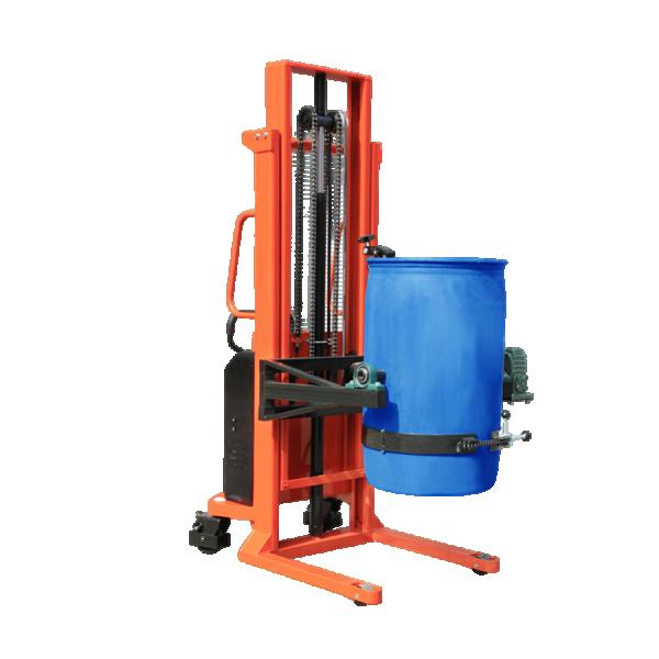 Quality 2.5m Semi Electric Manual Hydraulic Drum Lifter Rotator Stacker OEM for sale
