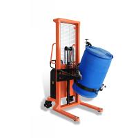 Quality Mobile Semi Electric Hydraulic Drum Lifter Tipper 450kg Hand Crank Controlled for sale