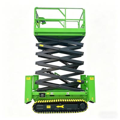 China Industrial 32 Ft Scissors Lift Platform Heavy Duty Customized For Engineering Projects for sale