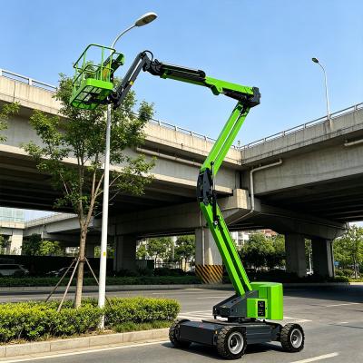 China Arboriculture Scissor Boom Lift Platform Towable Articulating Arm 230kg for sale