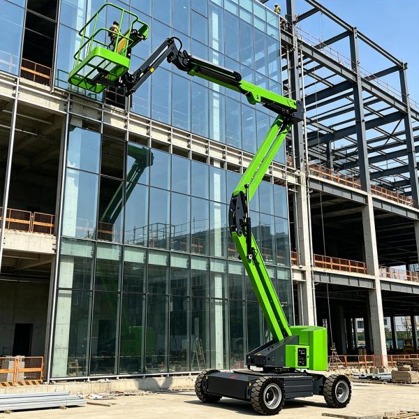 Quality Compact Towable Cherry Picker Boom Lift For Power Grid Maintenance for sale