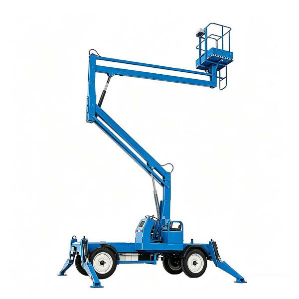 Quality 10M 80 Ft Articulating Towable Boom Lift Platform Compact Lightweight for sale