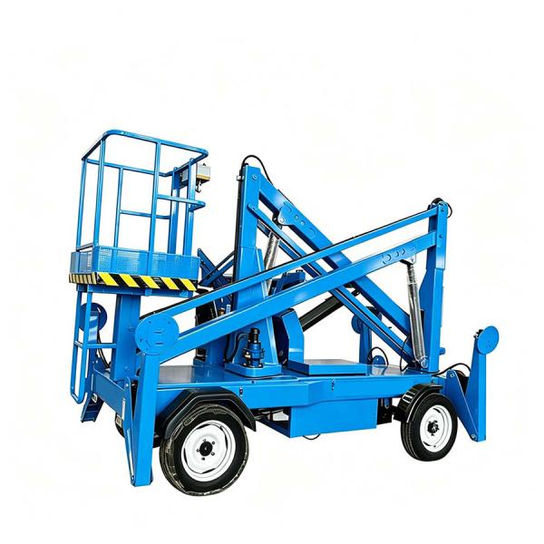 Quality 10M 80 Ft Articulating Towable Boom Lift Platform Compact Lightweight for sale
