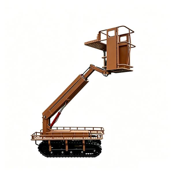 Quality Robust Telandor Tracked Scissor Boom Lift Platform 60 foot 500kg for sale