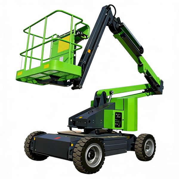 Quality Compact Towable Cherry Picker Boom Lift For Power Grid Maintenance for sale