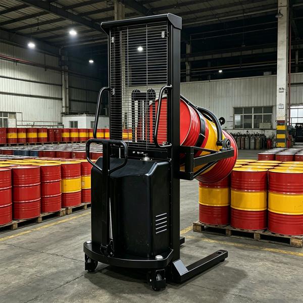 Quality Pneumatic Drum Lift Explosive Chemical And Solvent Blending Transporter for sale