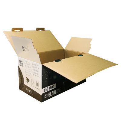 China Consumer Electronics Folders Customized Rigid Paper Box For LED Light Protection for sale