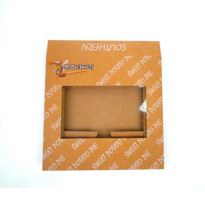 Cina Cucina all'aperto Piatto di carta Kraft Campeggio Picnic Snack Box Con funzione di auto-erezione in vendita