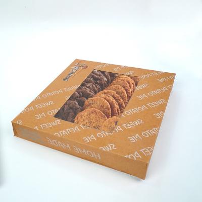 Cina Cucina all'aperto Piatto di carta Kraft Campeggio Picnic Snack Box Con funzione di auto-erezione in vendita