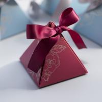China Recyclable Angel Gift Box Square Crossing Candy Dragee Boxes for sale