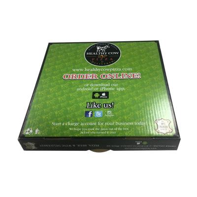 China Corrugated Board Frozen Pizza Box For Simple And Convenient Food Packaging for sale