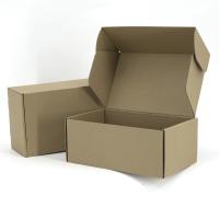 China Custom Logo Folding Rectangle Corrugated Shipping Boxes For Industrial Gift Packaging for sale