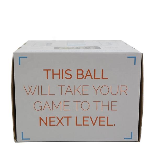 Quality Custom Designed Logo Basketball Corrugated Packaging Box With Open Window for sale