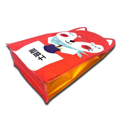 China Food Grade Resealable Zip Lock Plastic Packaging Bags  Flat Bottom Pouch for sale